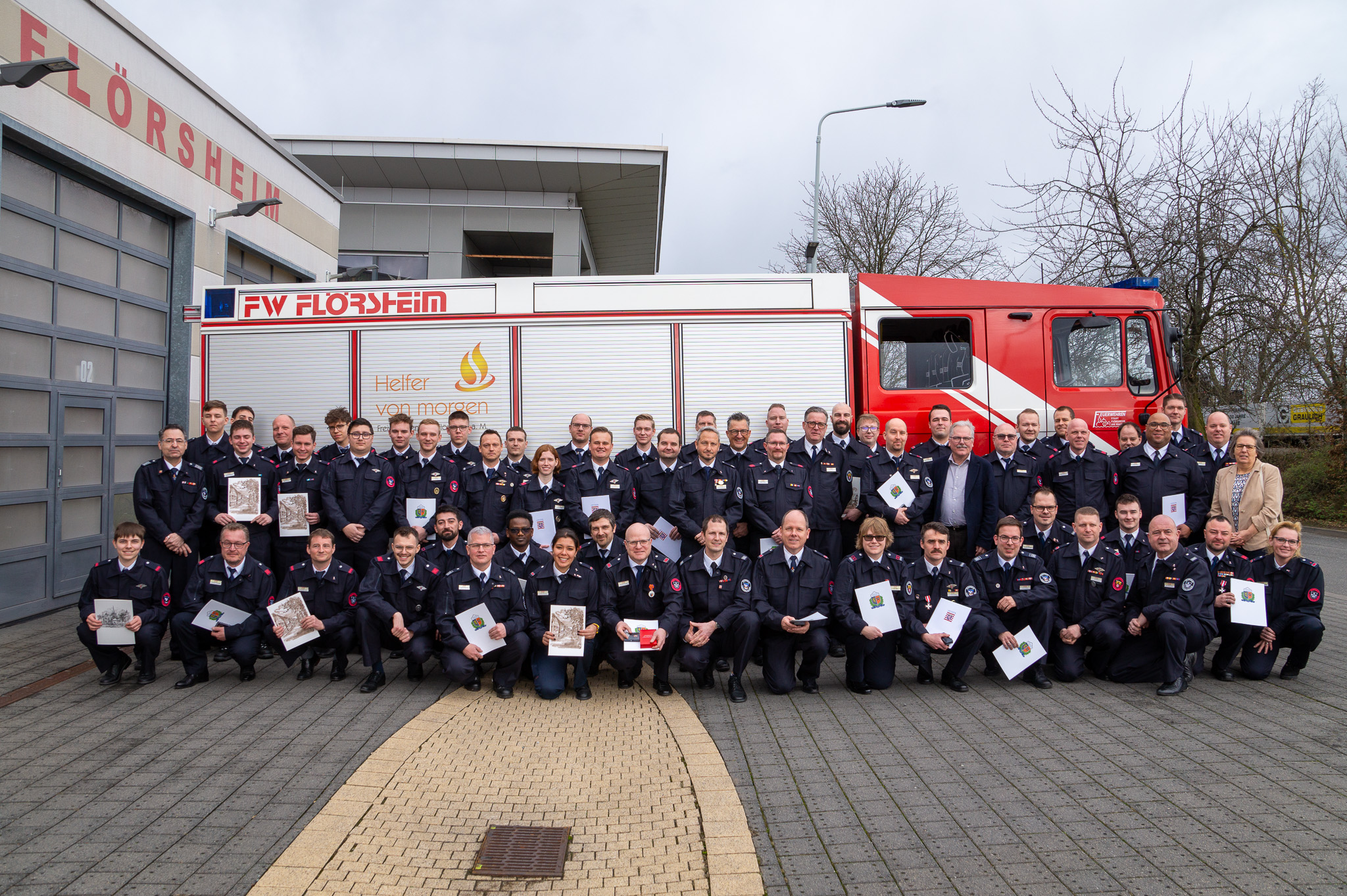 Neujahrsempfang 2025 der Flörsheimer Feuerwehren mit Ehrungen und Beförderungen | Freiw ...